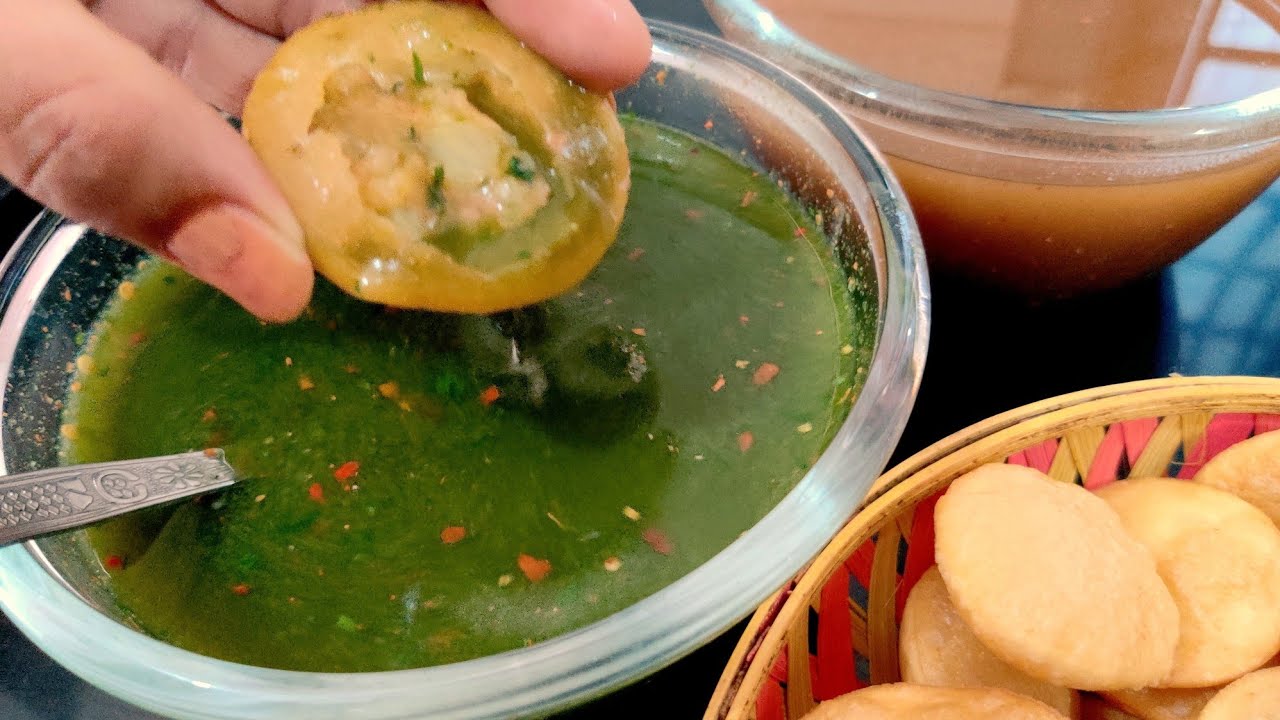 Pani puri | Perfectly crispy gogappa with tikha pani ,mitha pani & aalu ...
