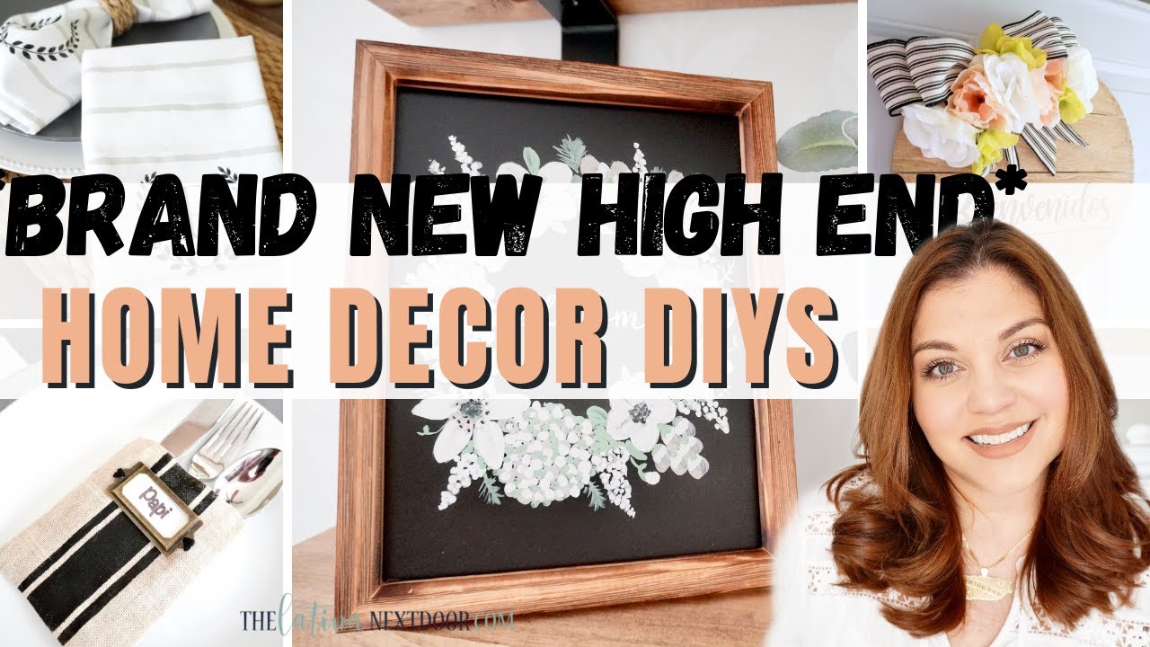*NEW* HIGH END & EASY HOME DECOR DIYS | Easy Cricut Projects to Make ...