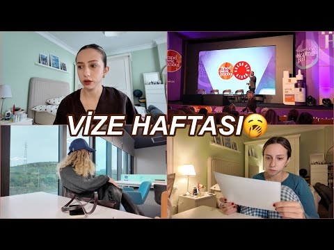 GÖREBİLECEĞİNİZ EN GERÇEKÇİ VİZE HAFTASI VLOG!🤓| Her Şey Kaos İçinde,Üniversitedeki İlk Vize Haftam😔