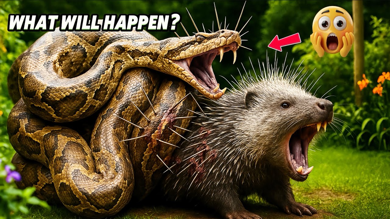 The Girl Who Saved a Porcupine from a Ferocious Giant Python - YouTube