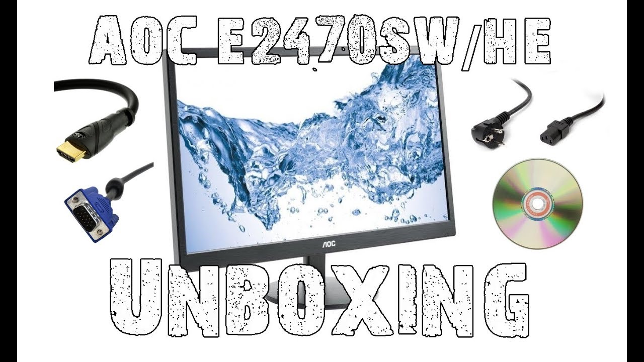 Unboxing | AOC E2470SW/HE - YouTube