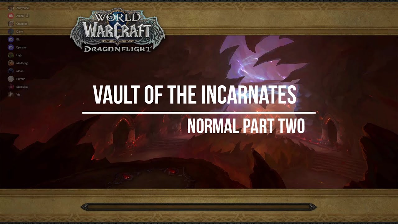 My guild's week two run of normal Vault of the Incarnates continued ...