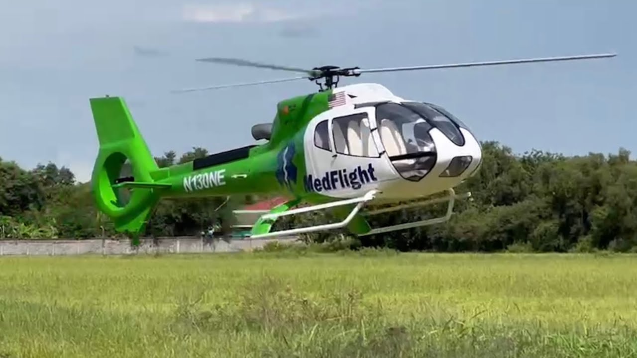 EC-130 Roban Super Scale 800 Test flight - YouTube