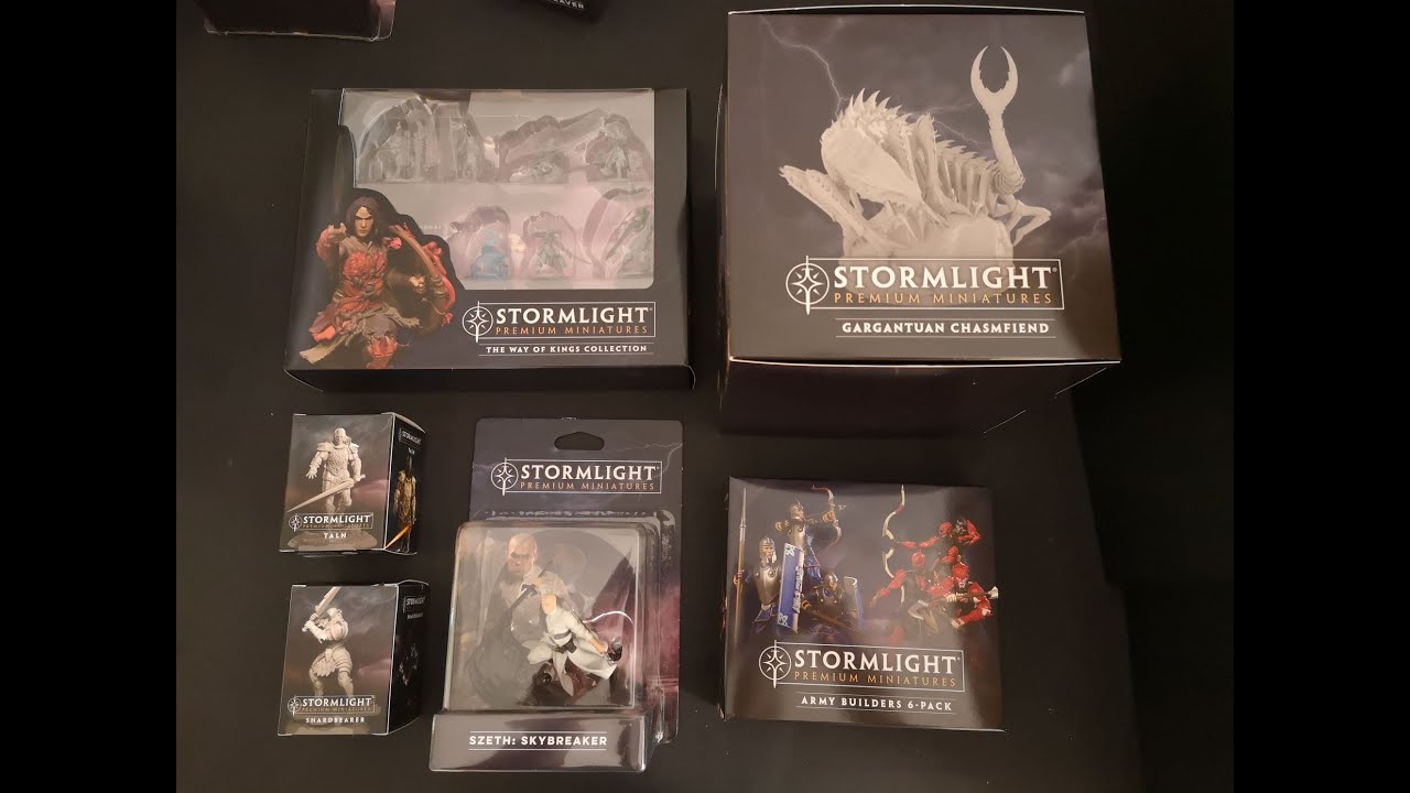 Stormlight Archive Premium Miniatures Unboxing and First Look ...