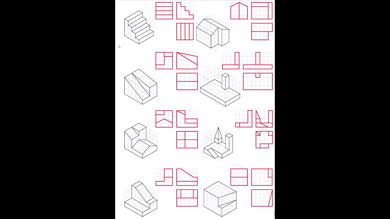 DIBUJO TÉCNICO SOLIDOS ISOMÉTRICOS - YouTube