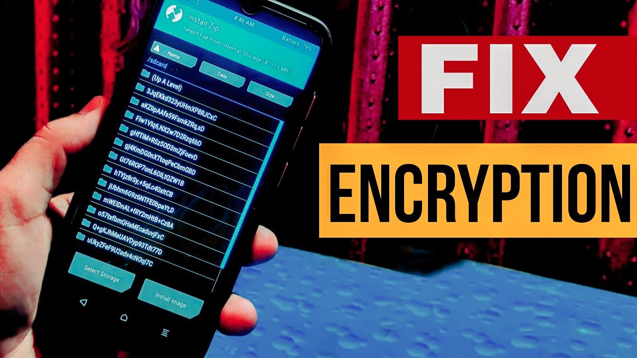 Fix Encryption On Custom Recovery || Android 12 ROMs - YouTube