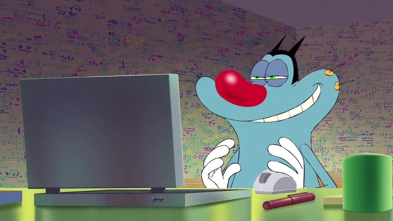 Oggy and the Cockroaches 🐱💻 OGGY ON COMPUTER 🐱💻 Full Episode in HD ...