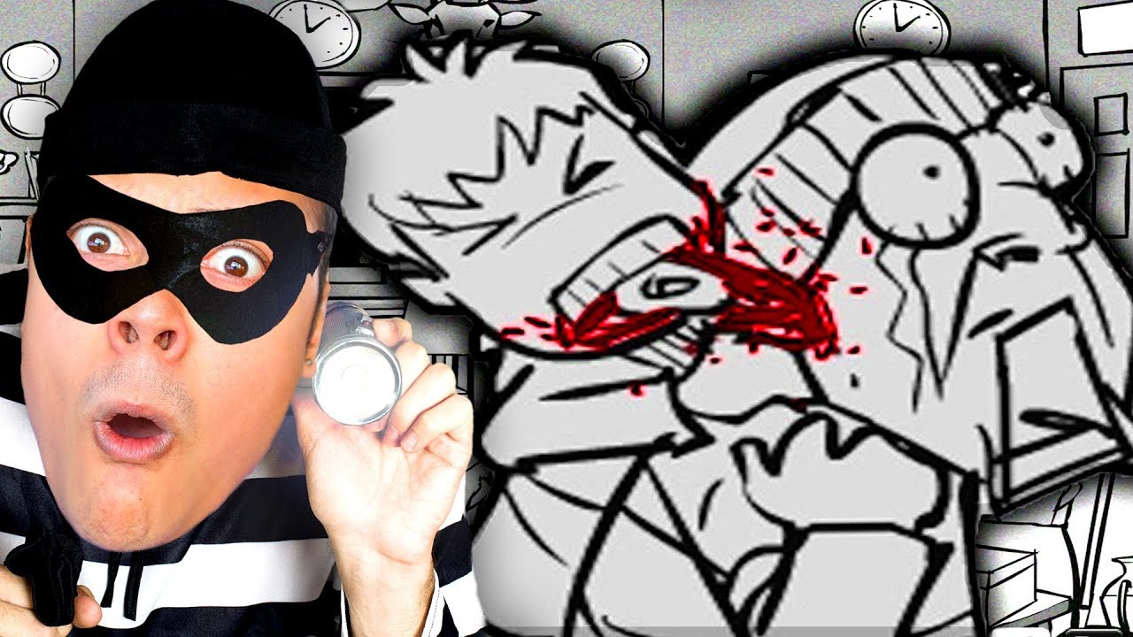 thief walks into kids room...then he does this (Whack The Thief) - YouTube