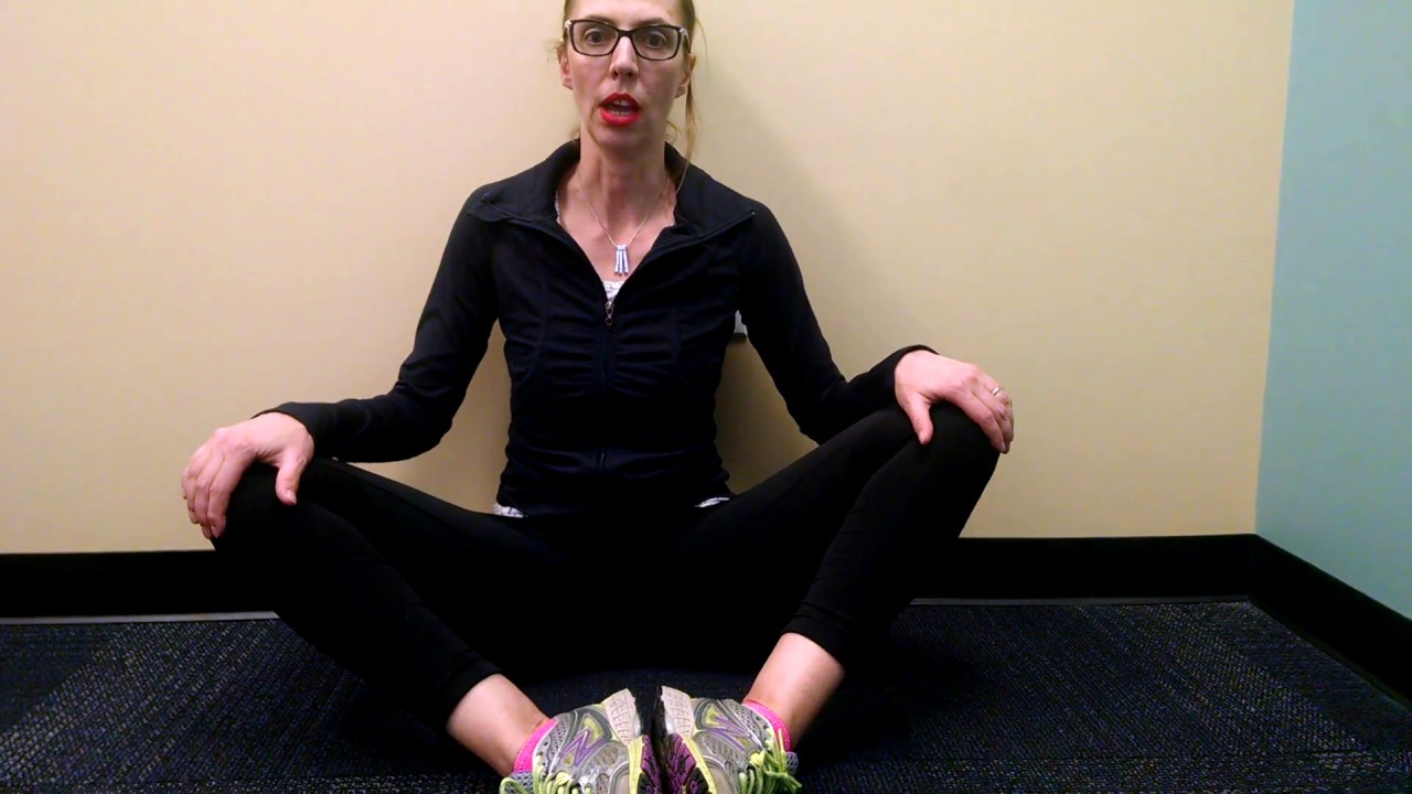 PNF stretch for hip Adductors - YouTube