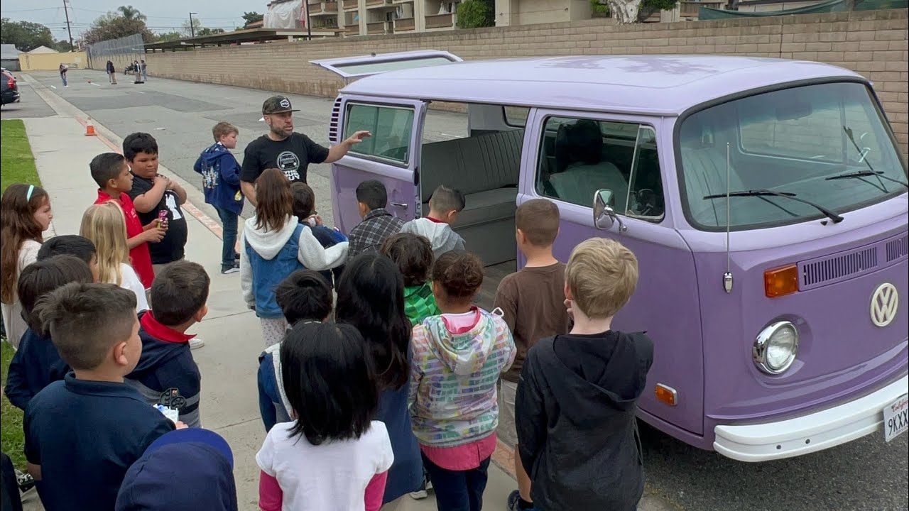 Career Day! The Bus Guys! Working on future VW Bus fans - YouTube
