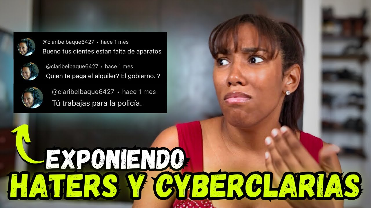 Una CIBERCLARIA ME ACOSÓ!! Reacciono a los peores comentarios de los ...