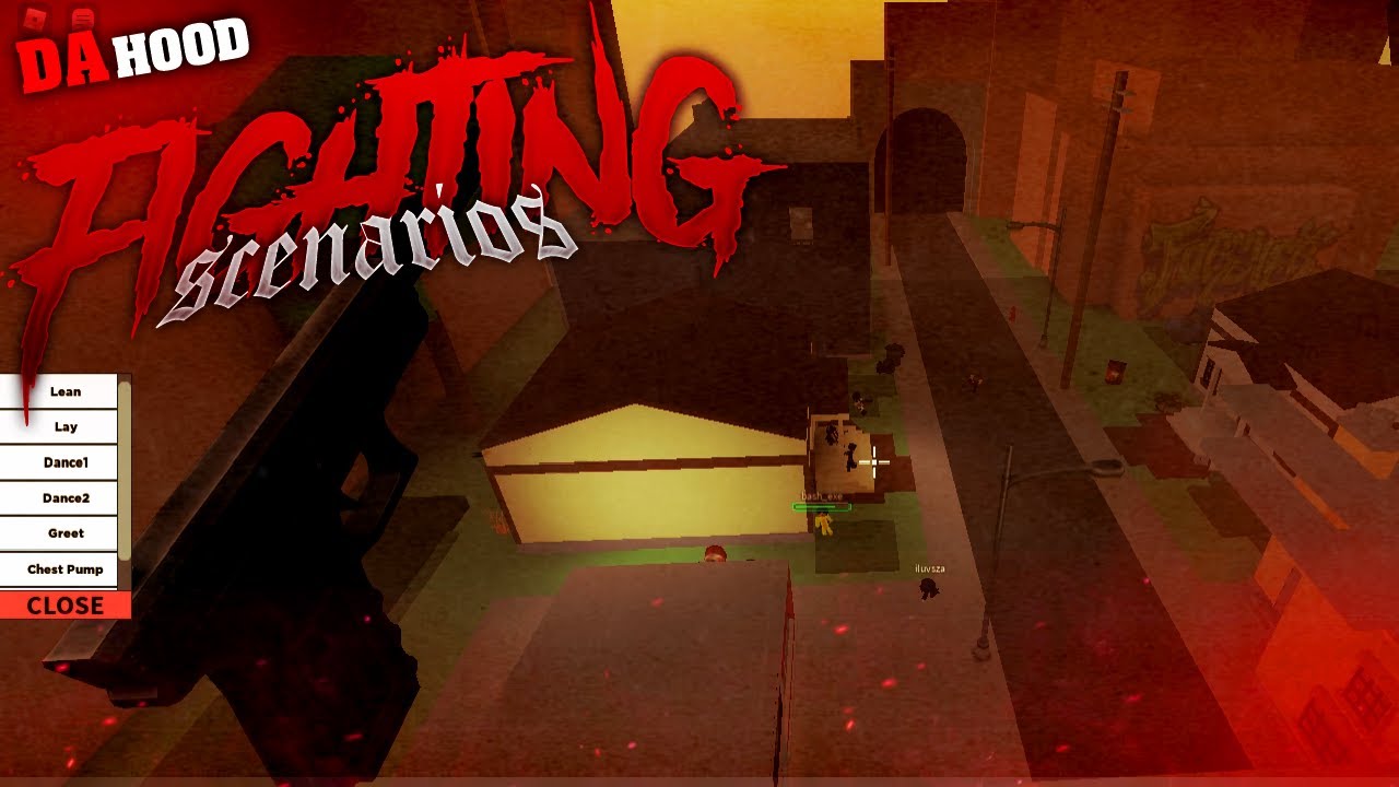 Da Hood - Fighting Scenarios #1 - YouTube