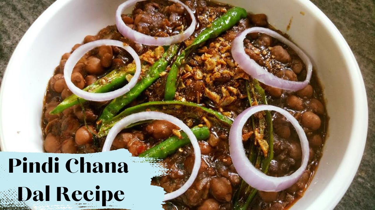 लाजवाब बनेगे पिंडी छोले जब बनाओगे इस तरह से | Pindi Chana Dal Recipe ...