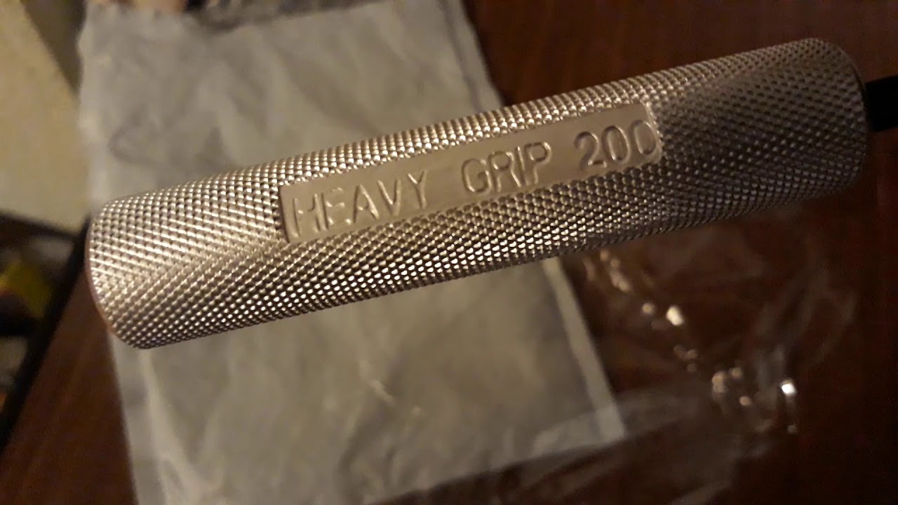 HEAVY GRIP 200 LBS FIRST ATTEMPT - YouTube