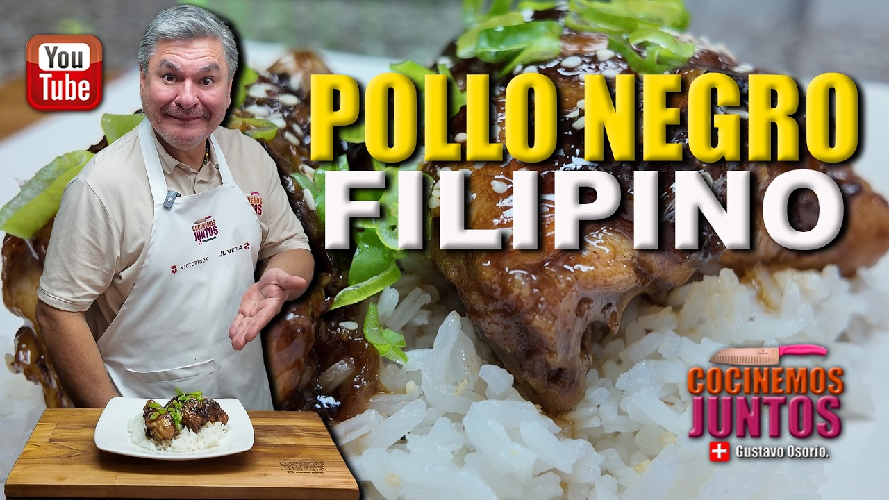 Como hacer POLLO NEGRO FILIPINO - YouTube