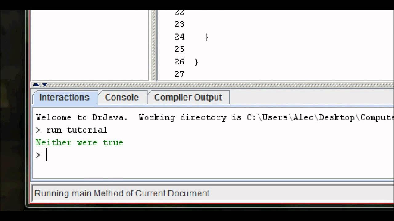 Java Tutorial 4 : If Statements and Boolean - YouTube