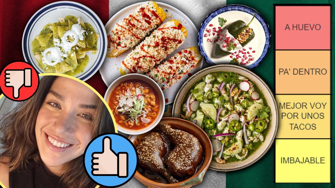 🇲🇽 extranjera INTENTA calificar las comidas MEXICANAS más famosas 🇲🇽 ...