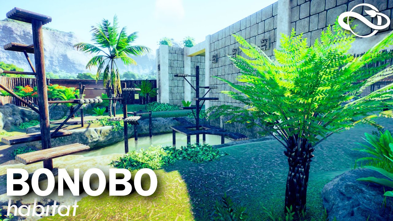 Bonobo Habitat 🙉 Planet Zoo | Speed Build - YouTube