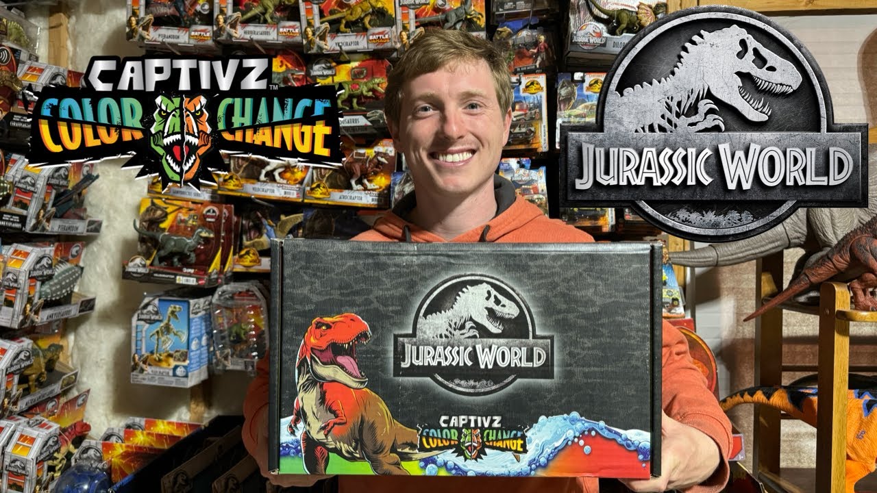 Jurassic World Captivz Color Change Influencer Box! - YouTube