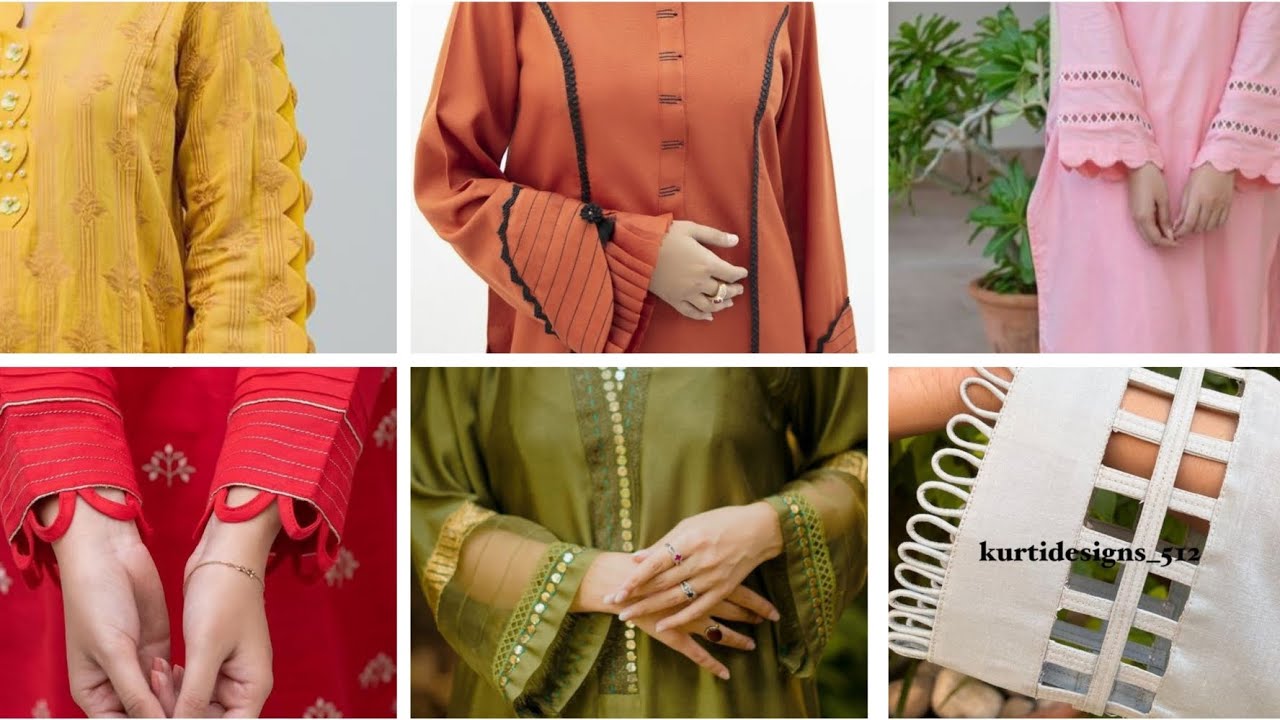 latest and trendy sleeves designs/new bazo designs 2023#sleeves#eid# ...