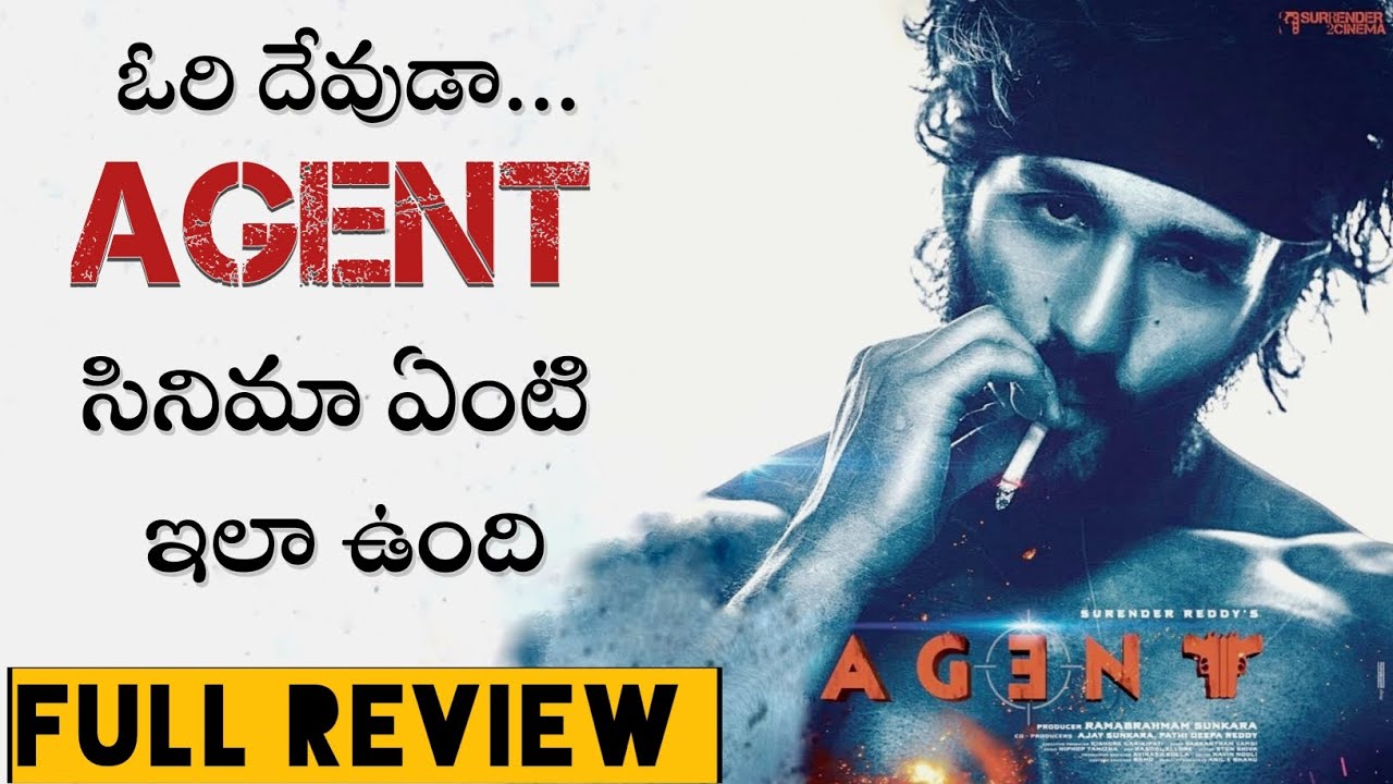 agent movie review #cinematicuniverse #akhil#hip-hop tamizah # surendar ...