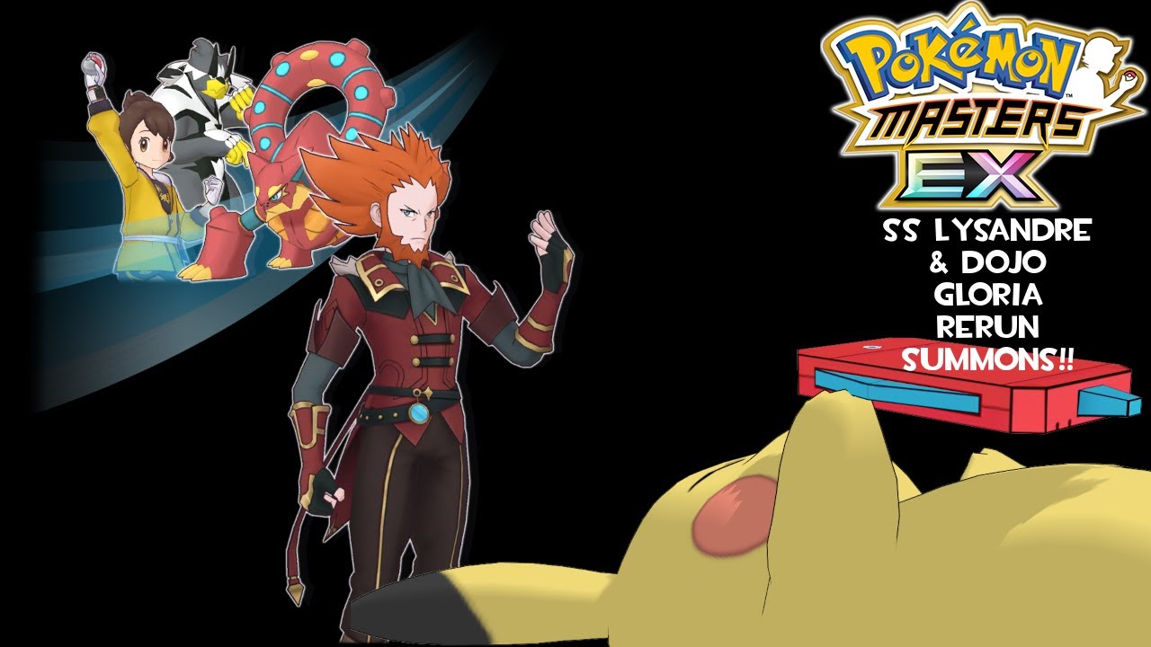 [Pokemon Masters EX] Dojo Gloria & SS Lysandre Water Pokefair Summons ...