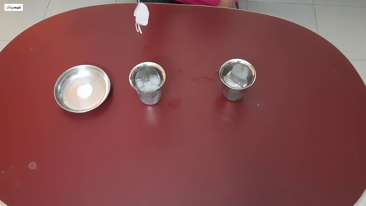 How To Lift Ice Cubes With A Thread : Learn In 3 Minutes | Fun Science ...