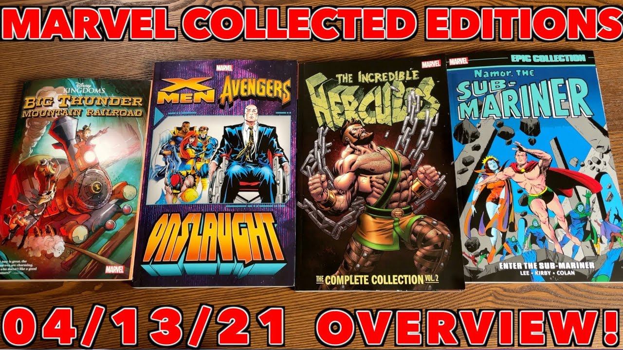 New Marvel Books 04/13/21 Overview! - YouTube