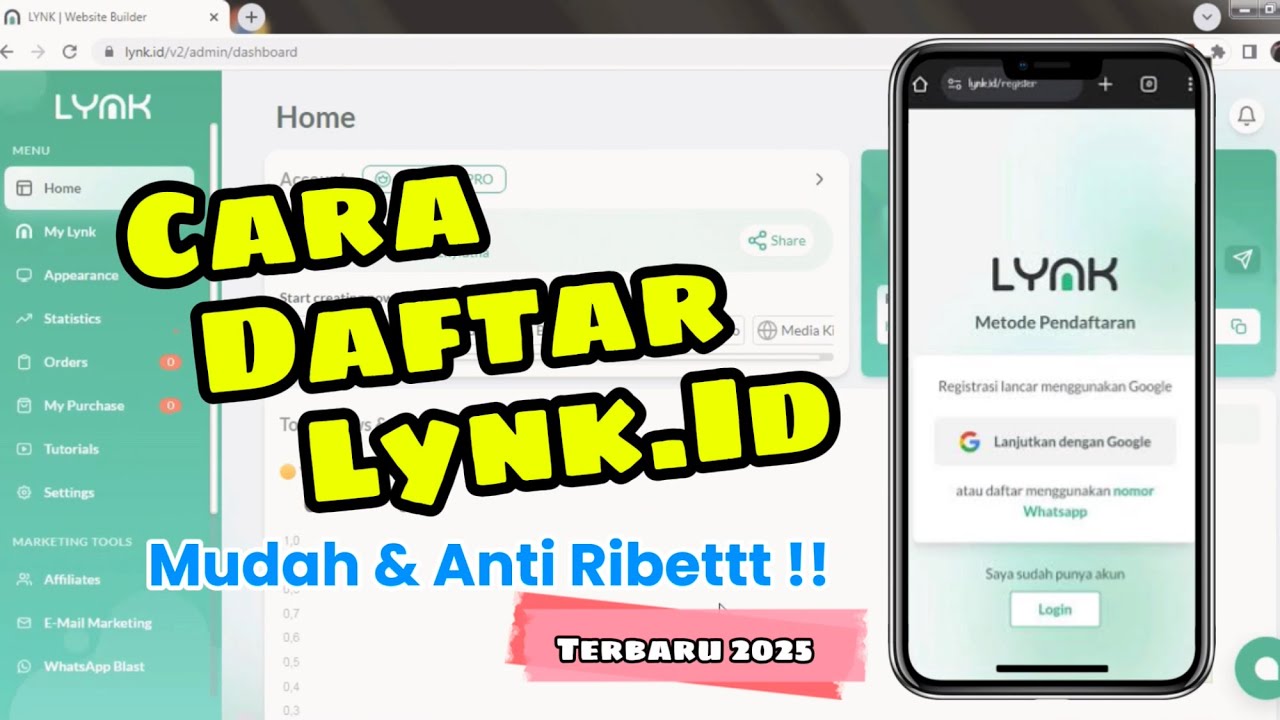 Cara Daftar LYNK.ID 2025 | Cara Buat Akun Lynk.Id Terbaru 2025 - YouTube