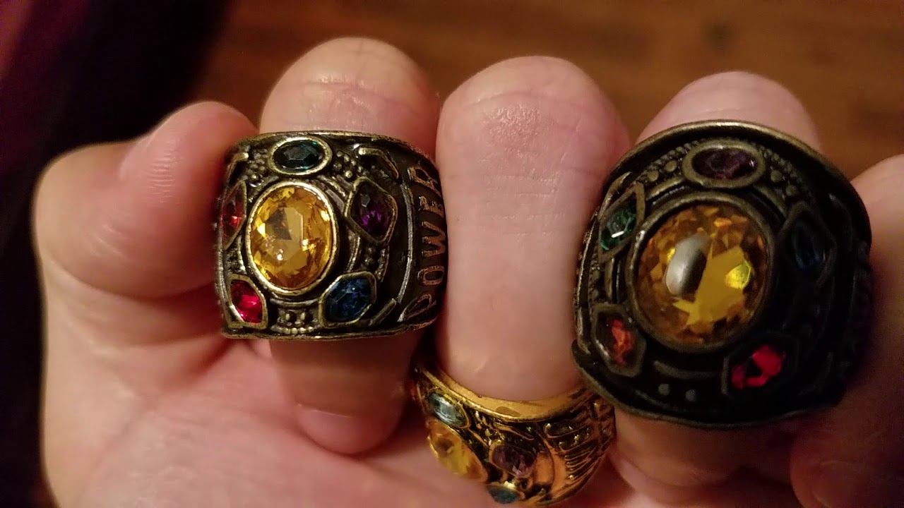 Infinity Gauntlet Ring Versions - YouTube