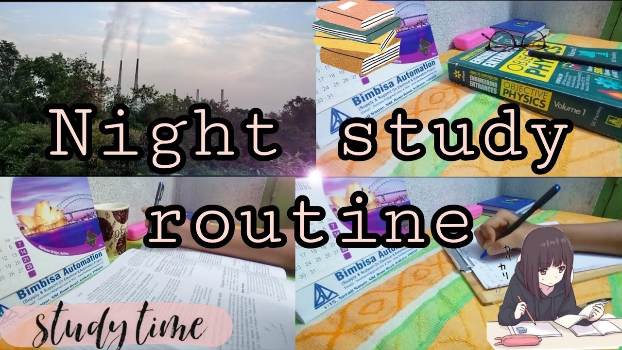 Night Study Routine...Study vlogs...Study Invaluable...Productive ...