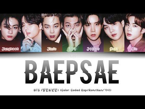 BTS (방탄소년단) – ‘Baepsae’ (Silver Spoon/Crow Tit/뱁새) (Color Coded Esp/Rom ...