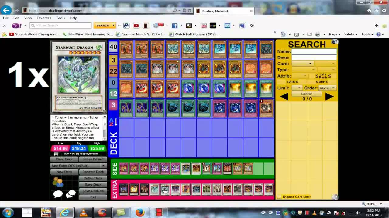 YUGIOH World: Star Eater OTK Deck Profile 2013 By Kung Fu - YouTube