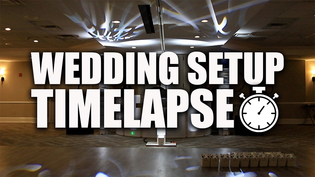 Watch Us Setup My Wedding DJ Gear! (Timelapse) - YouTube