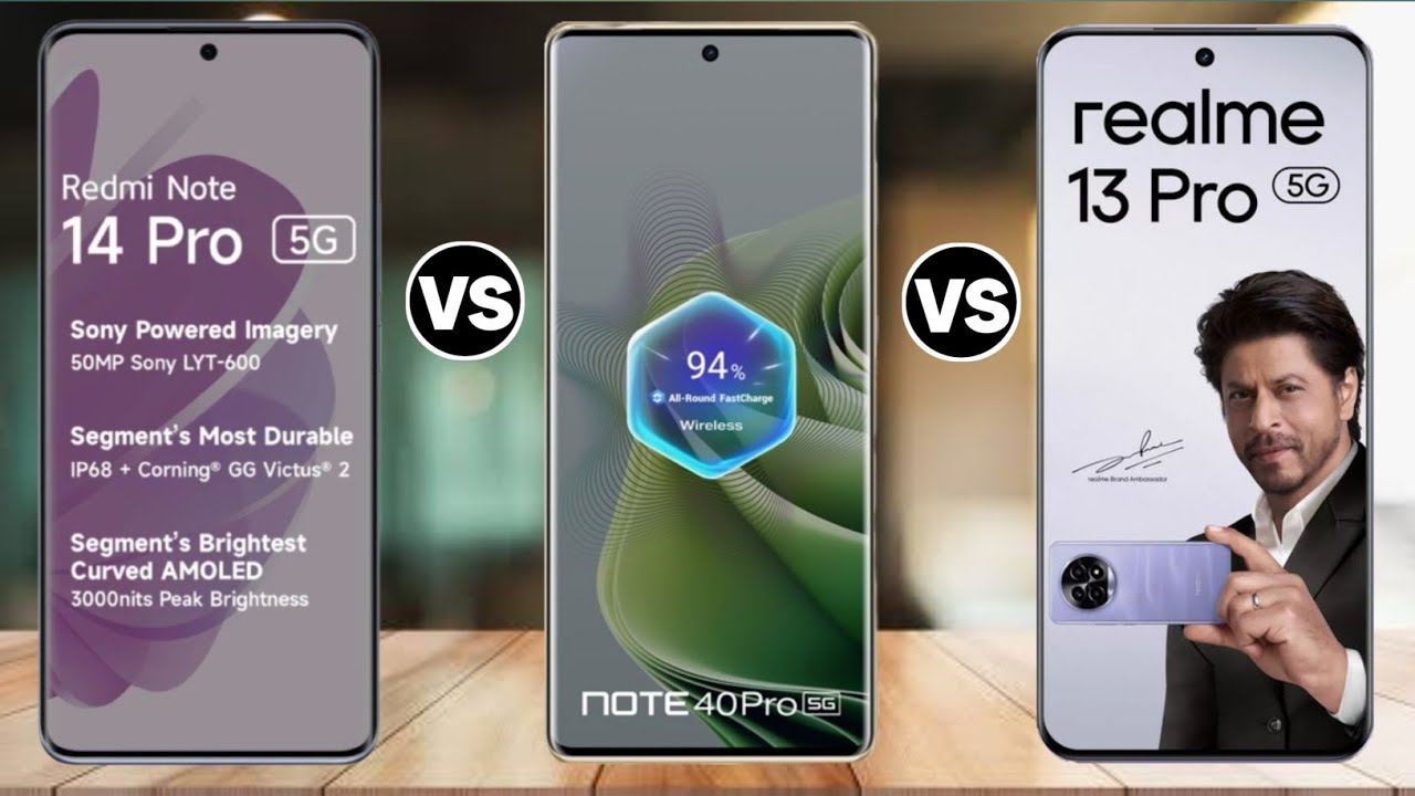 Realme 13 Pro Vs Infinix Note 40 Pro Vs Redmi Note 14 Pro - YouTube