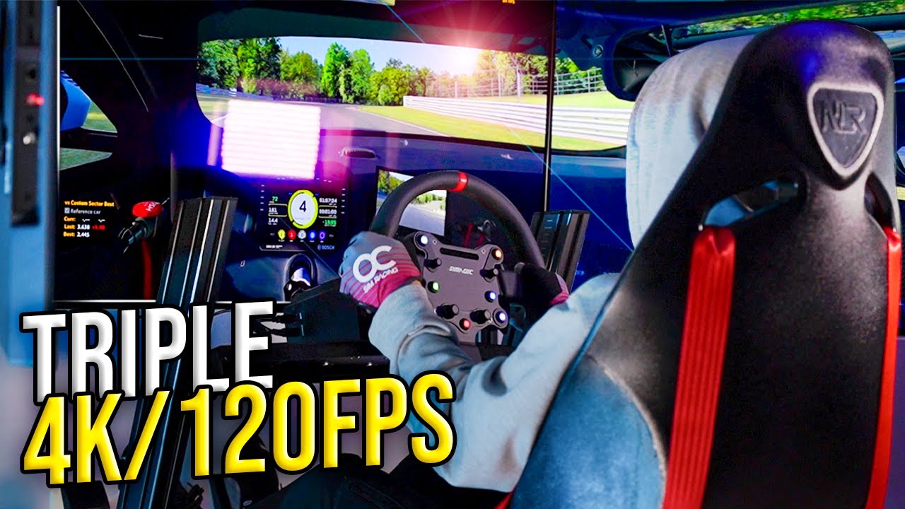 Building the ULTIMATE Sim Racing Setup With Triple LG OLED Evo C3's ...