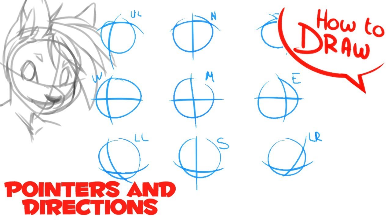 How To Draw Pointers On Heads - YouTube