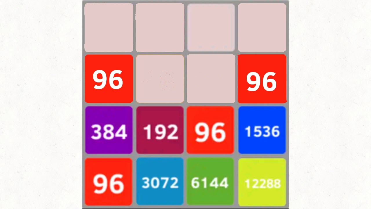 2048 odd numbers animation - YouTube