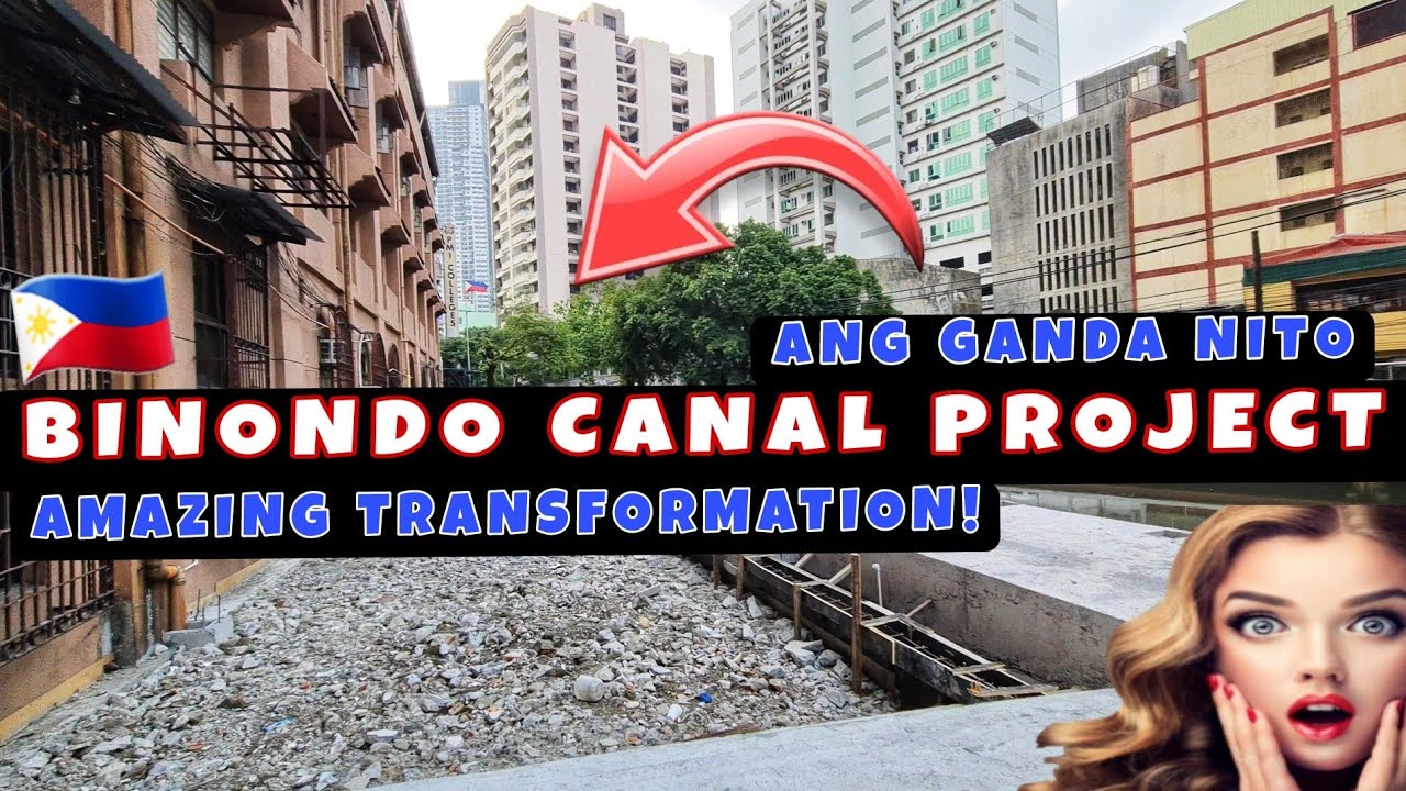 Maduming Estero Magbabagong Bihis na! Construction of Binondo Canal at ...