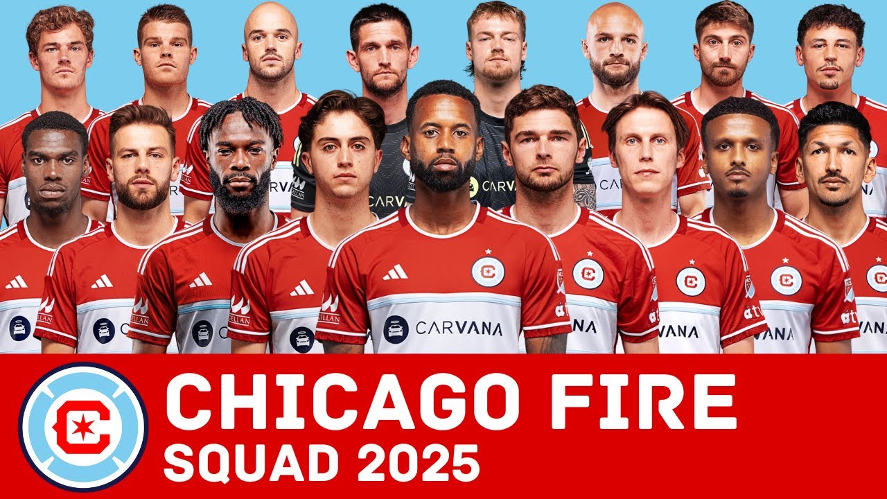 CHICAGO FIRE FC Squad Season 2025 | Chicago Fire | MLS 2025 | FootWorld ...