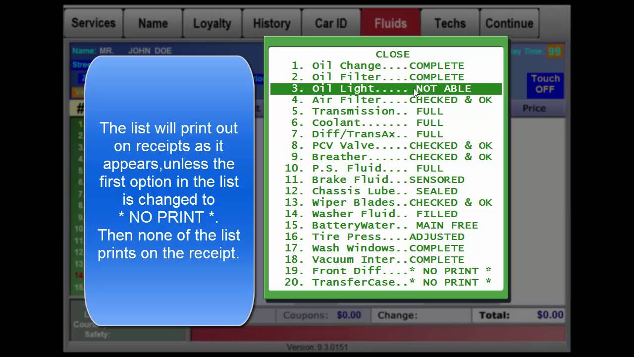 POS Training - Service Checklist - YouTube