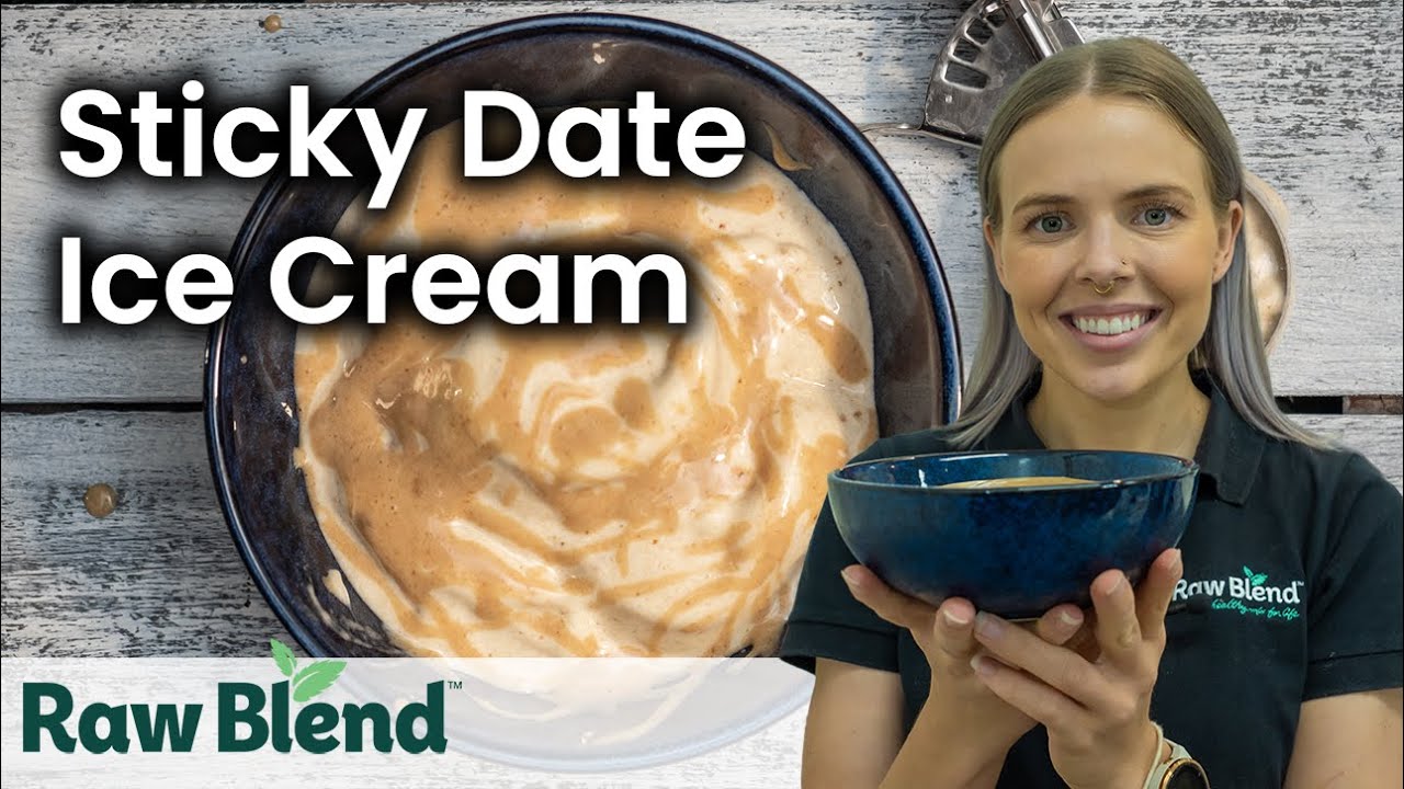How to make Sticky Date Ice Cream in a Vitamix Blender! | Recipe Video - YouTube