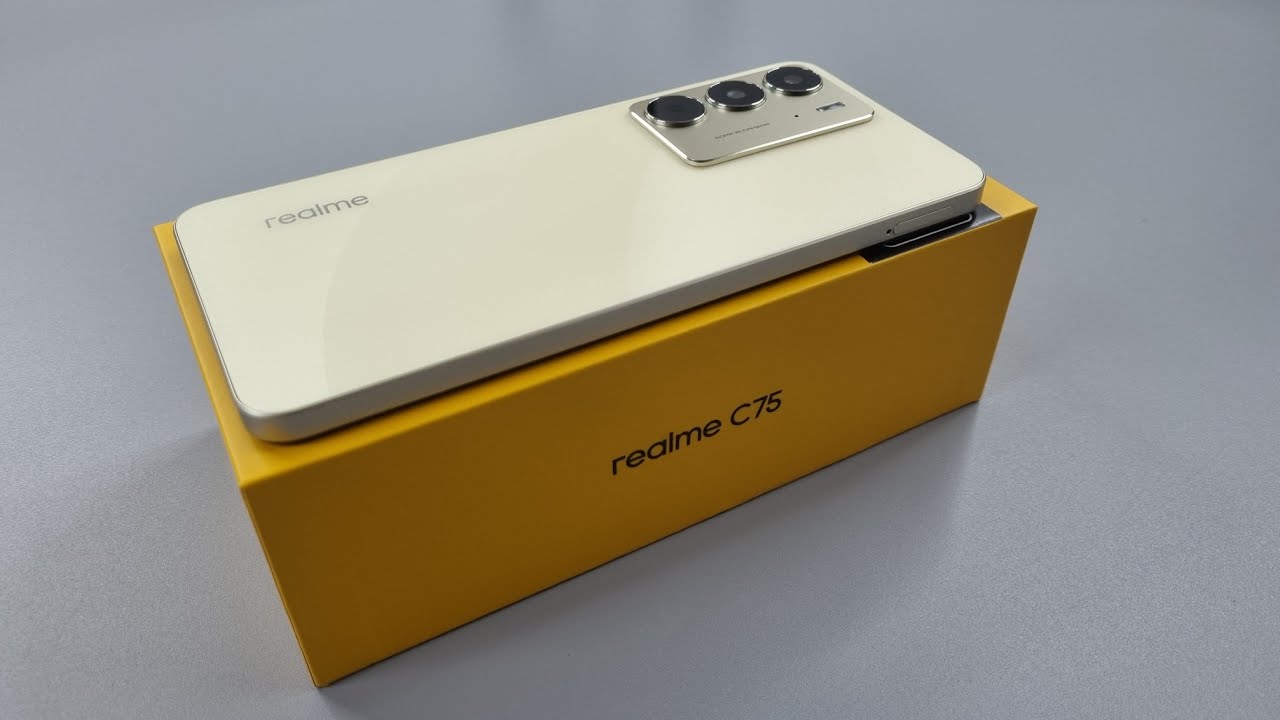 Realme C75 Unboxing & Camera Test | Gold Colour | Retail Unit - YouTube
