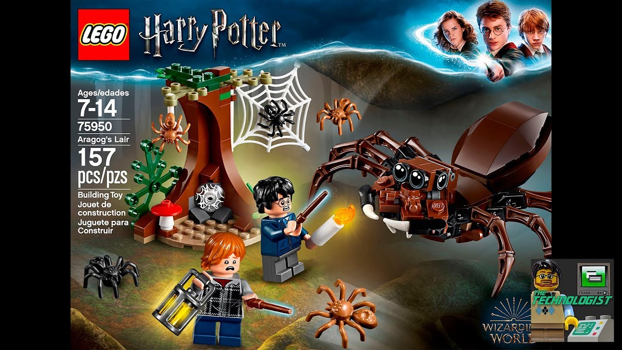 LEGO Harry Potter Aragog's Lair 75950 - Speed Build - YouTube