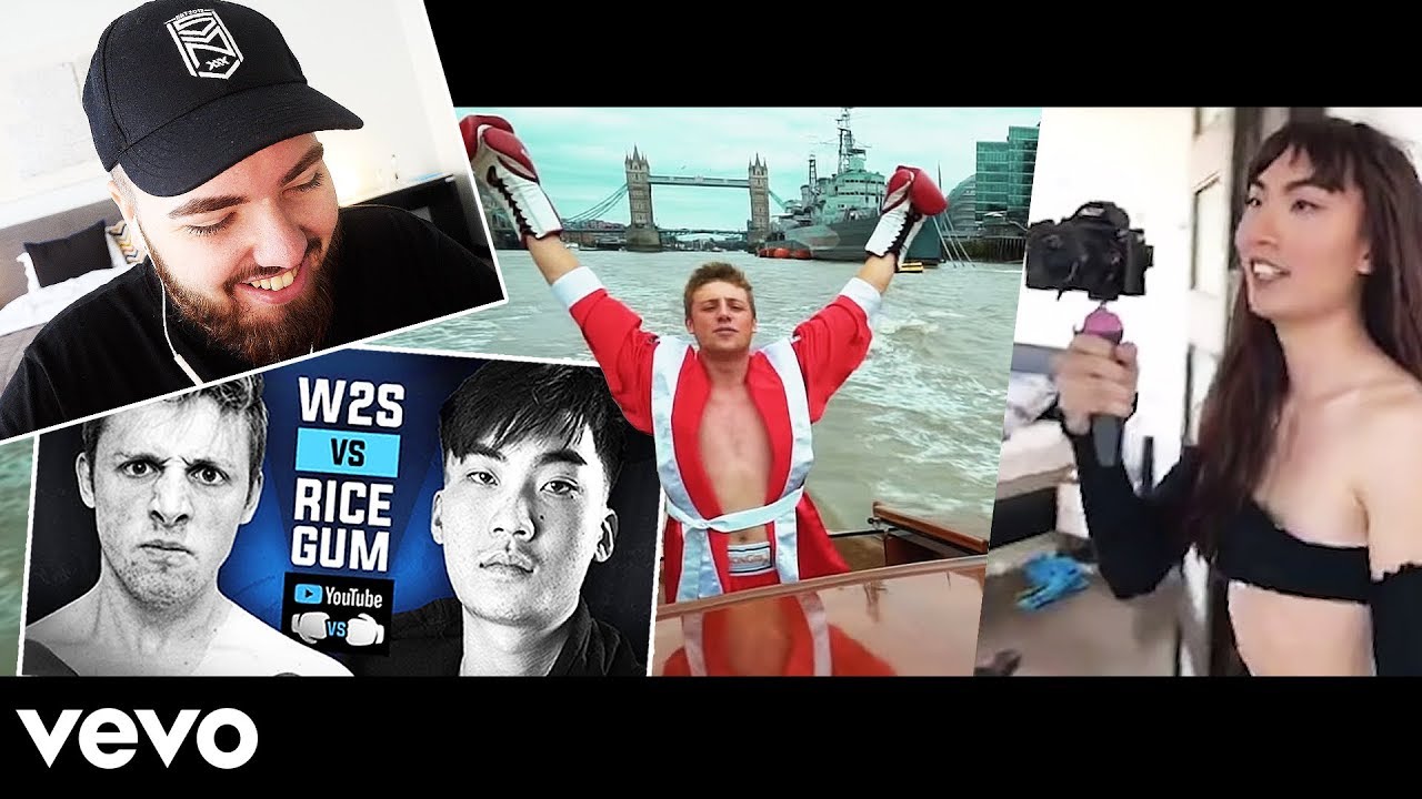REACTING TO W2S - RICEGUM DISS TRACK! (Fight Announcement) - YouTube