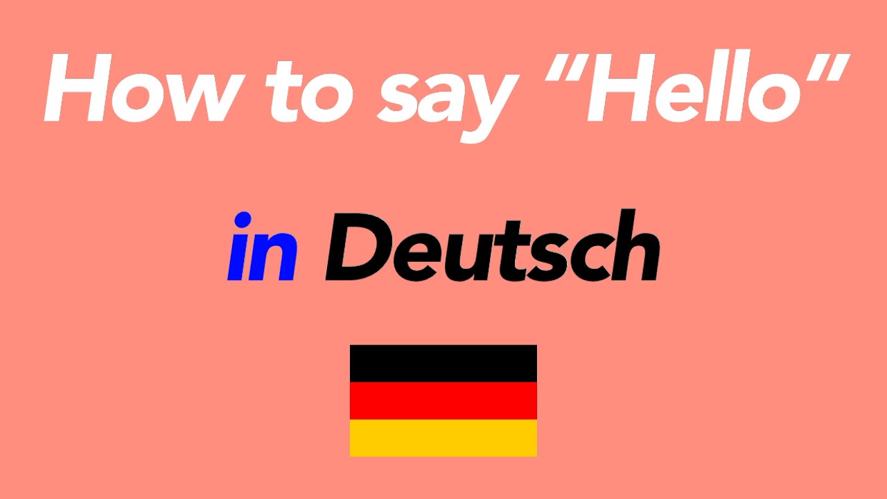 Hello In German