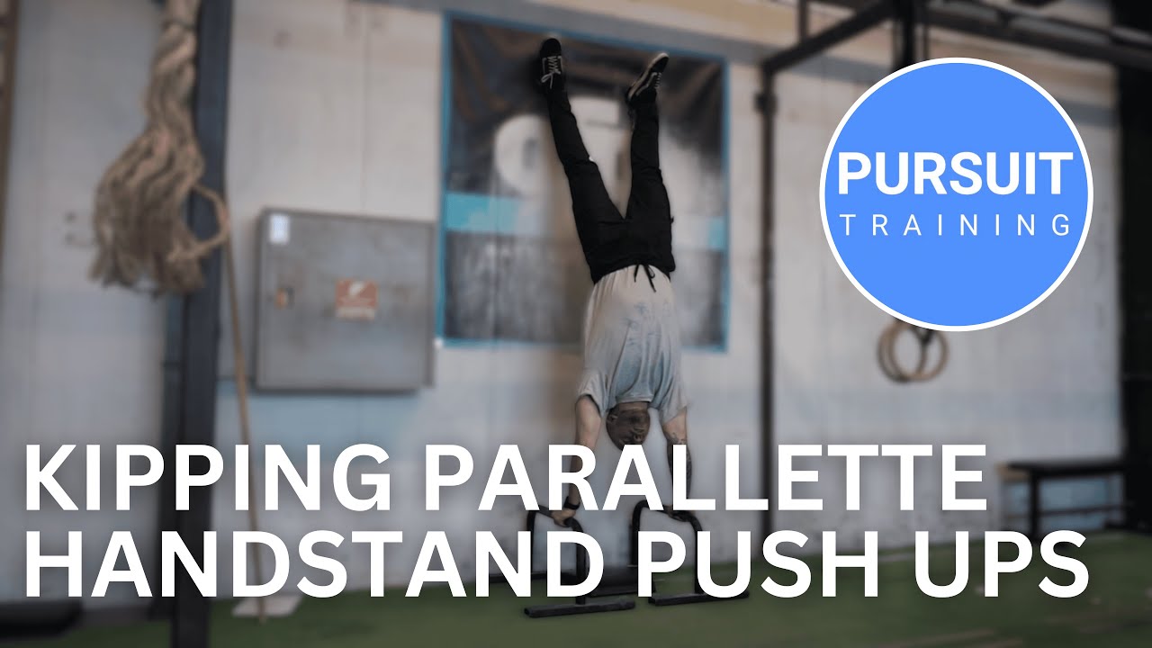 Kipping Parallette Handstand Push Ups - YouTube