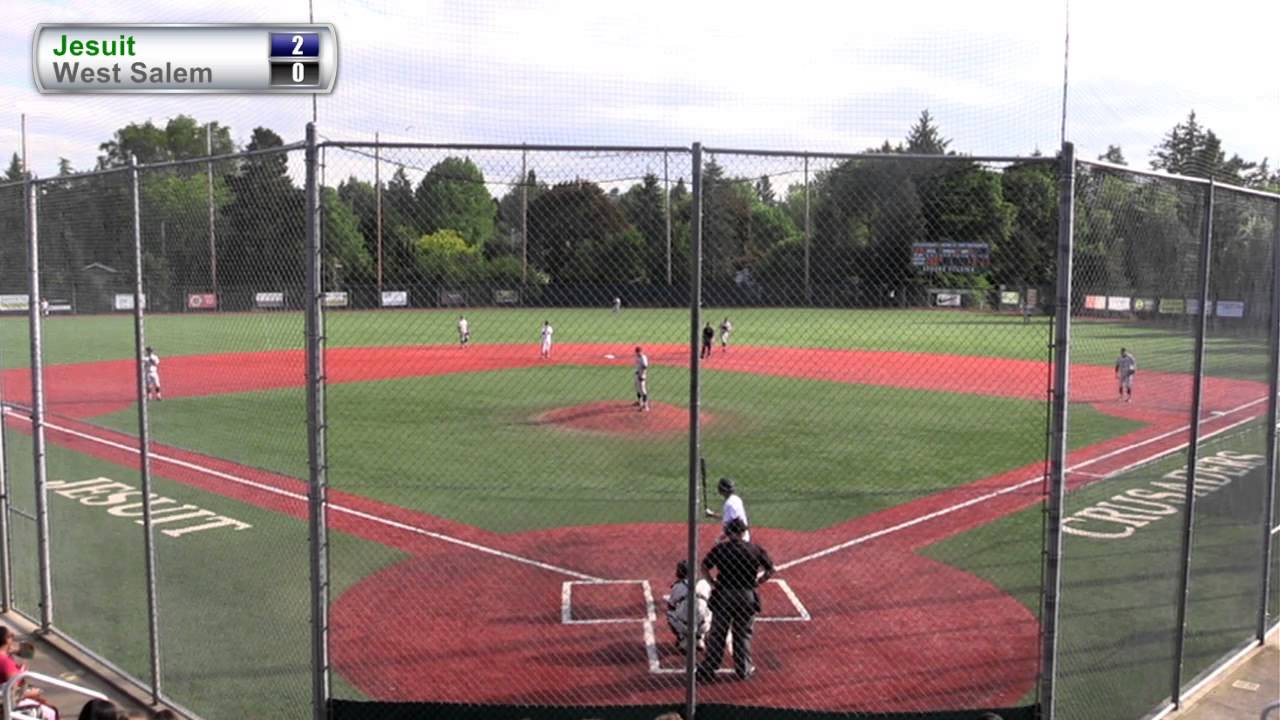 Jesuit Baseball vs West Salem - 1st Round Playoff Game - YouTube