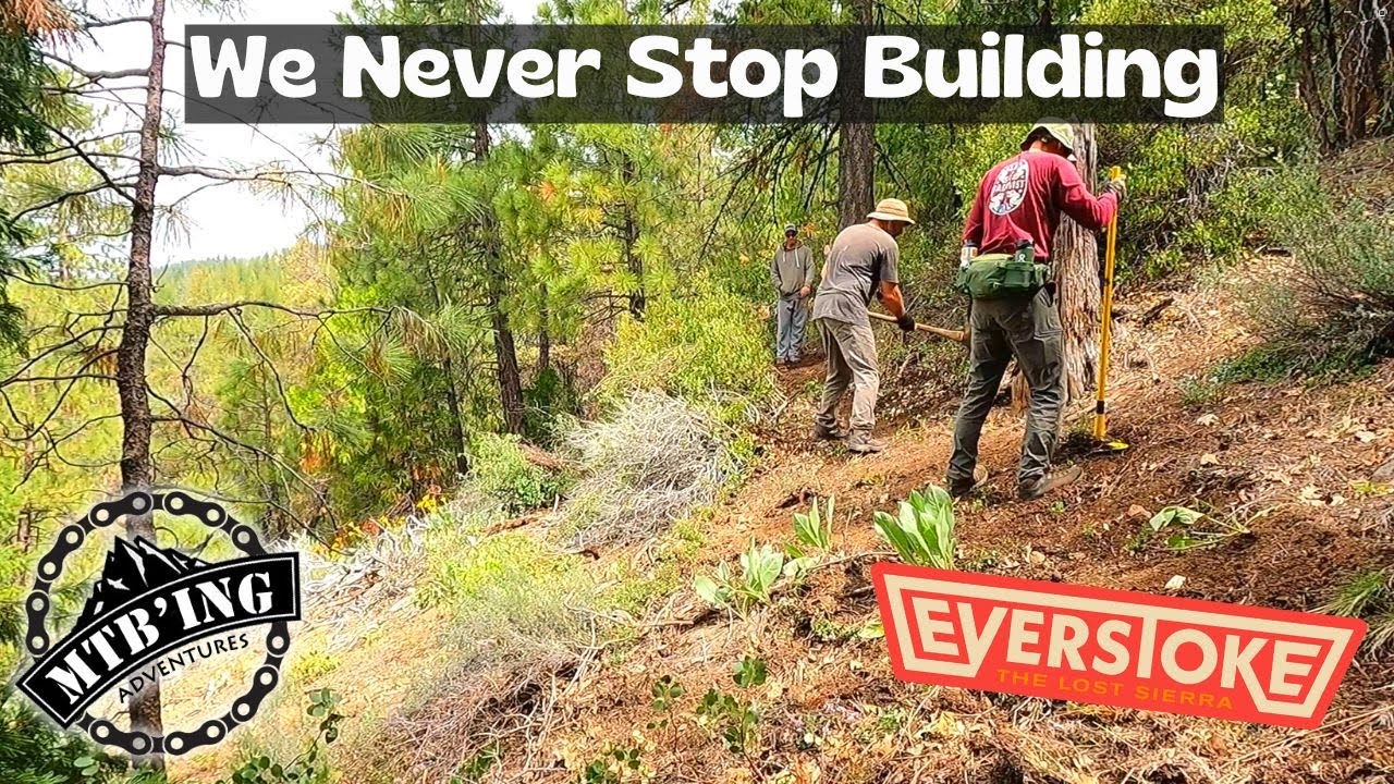 Grow the Flow - Building Mountain Bike Trails - YouTube