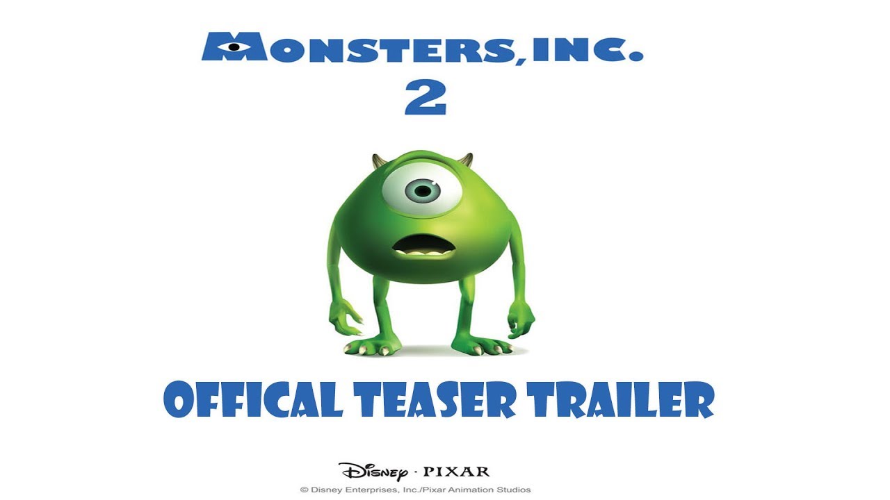 Monster Inc 2 Offical Trailer 1 - YouTube